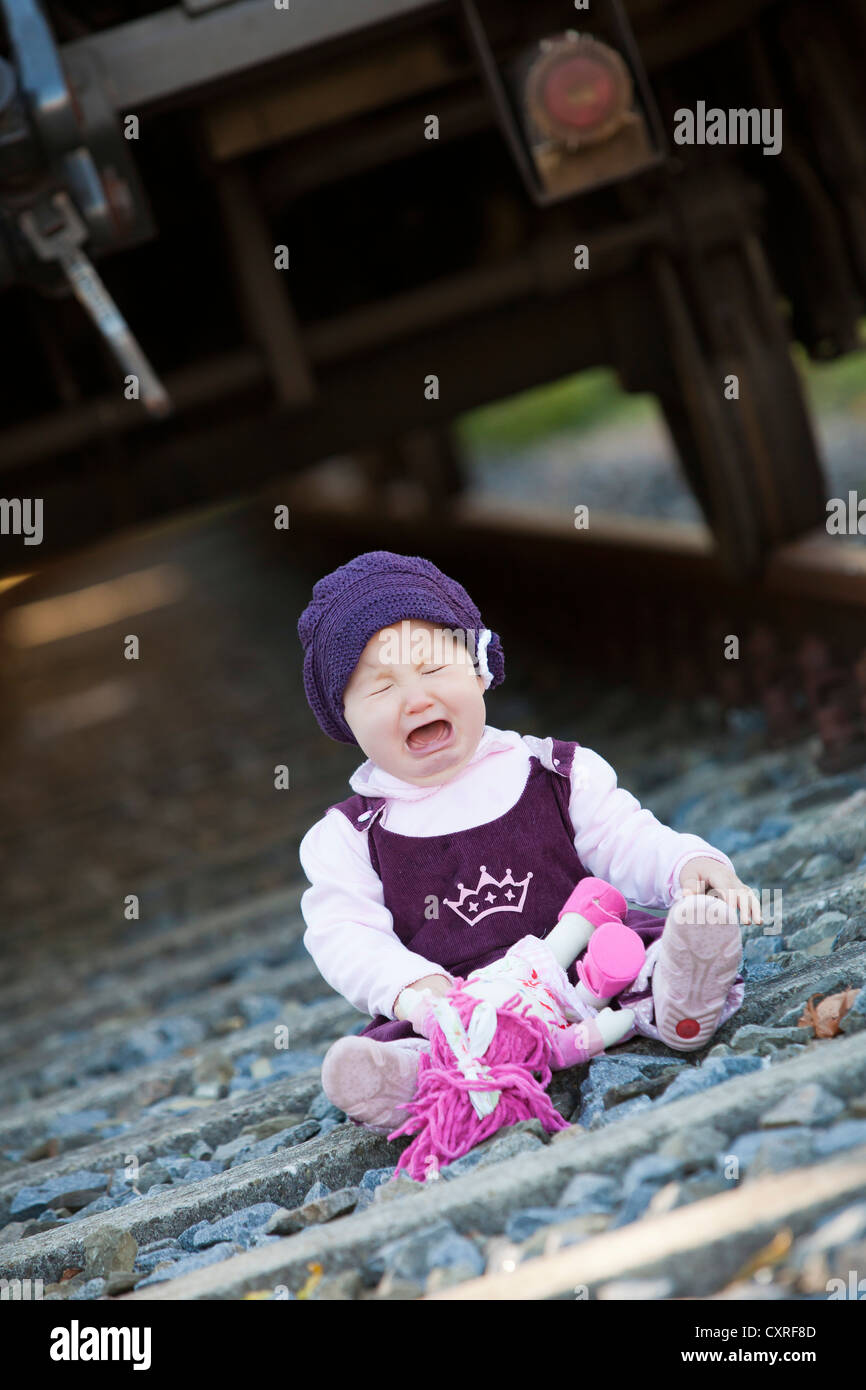 Crying Girl Train High Resolution Stock Photography and Images - Alamy