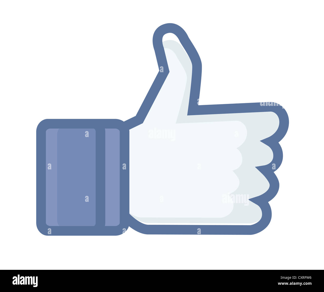 thumb up illustrations for approved or promotion concepts Stock Photo ...