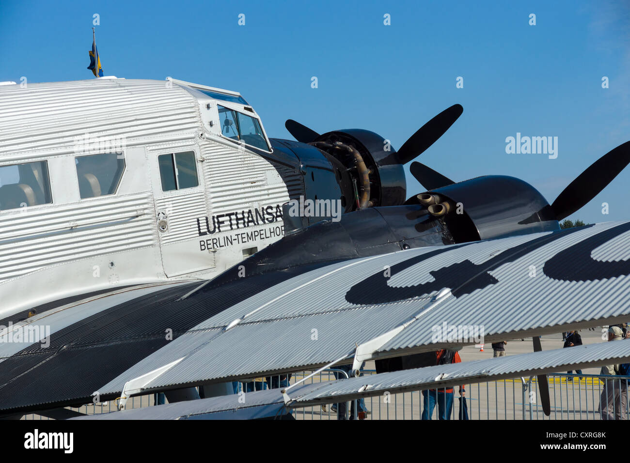 German passenger aircraft Junkers Ju 52, the airline "Lufthansa Stock ...