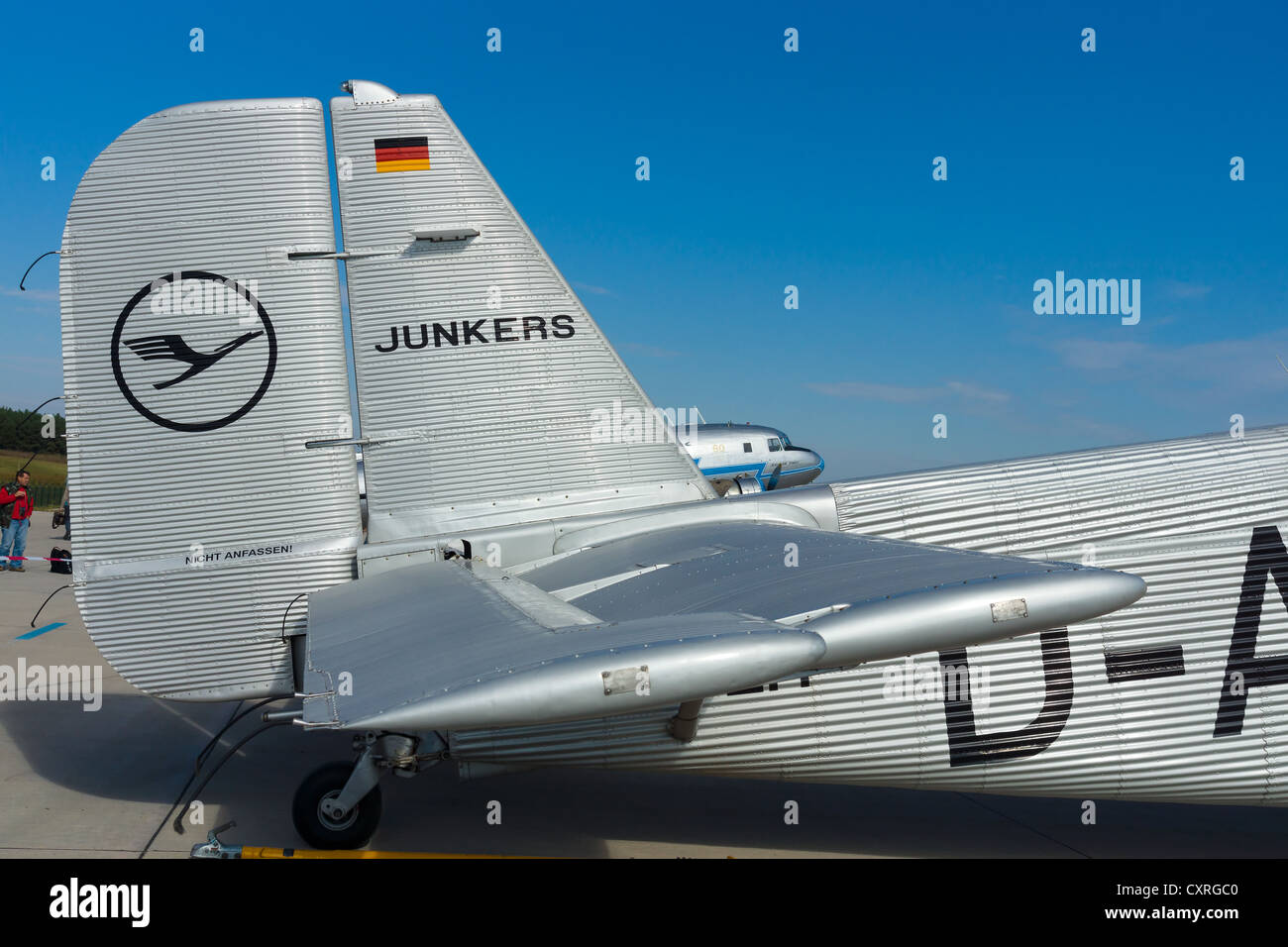 German Transport Aircraft Junkers Ju 52 Stock Photos & German Transport ...