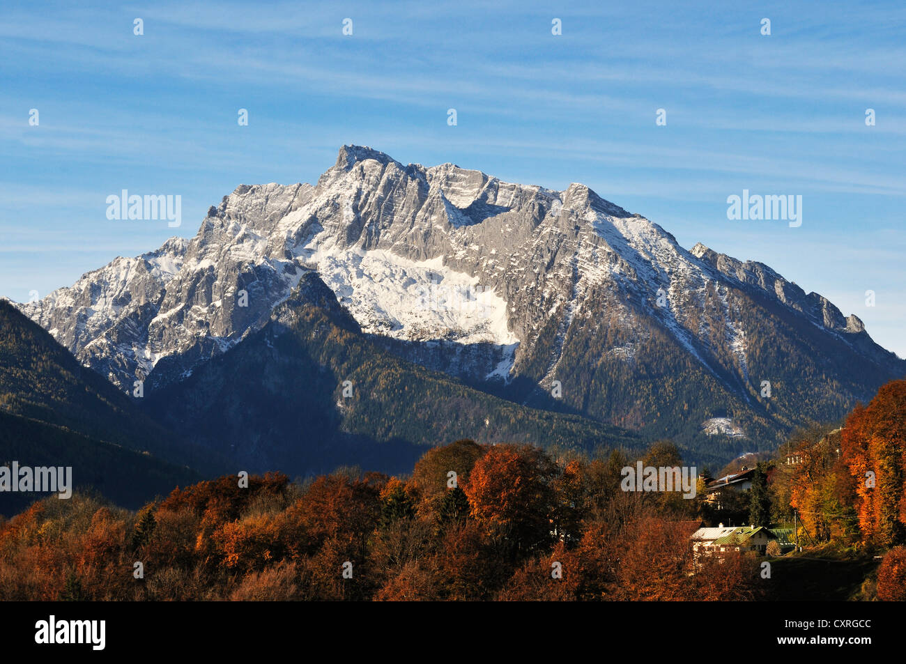 Hochkalter mountain, district of Berchtesgadener Land, Upper Bavaria ...