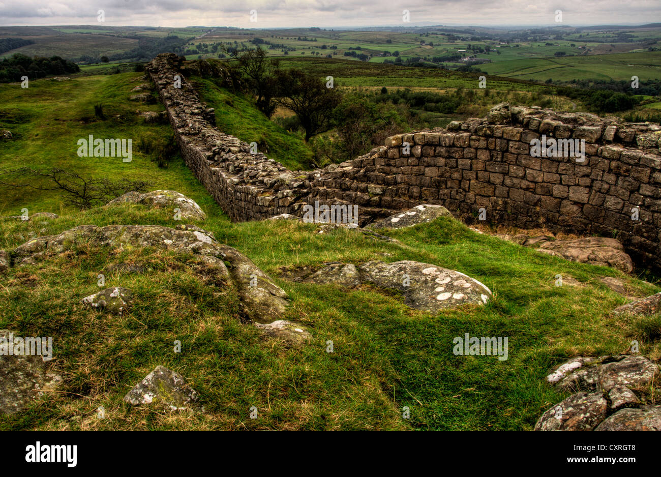 Hadrians wall hi-res stock photography and images - Alamy