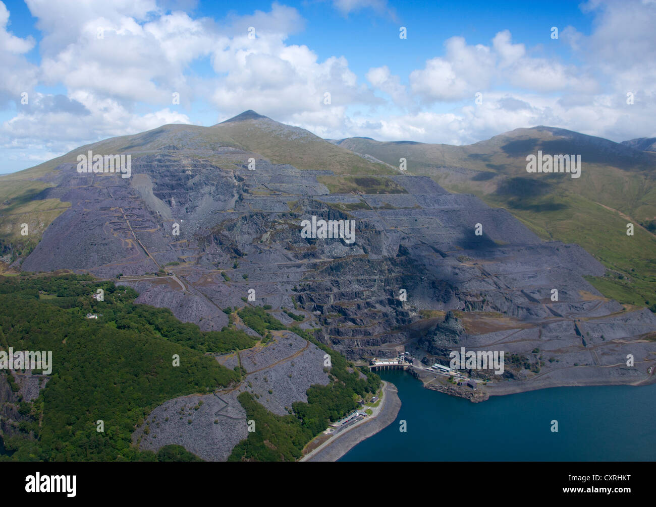 Dinorwig Slate Quarry remains now part of the National Slate Museum ...