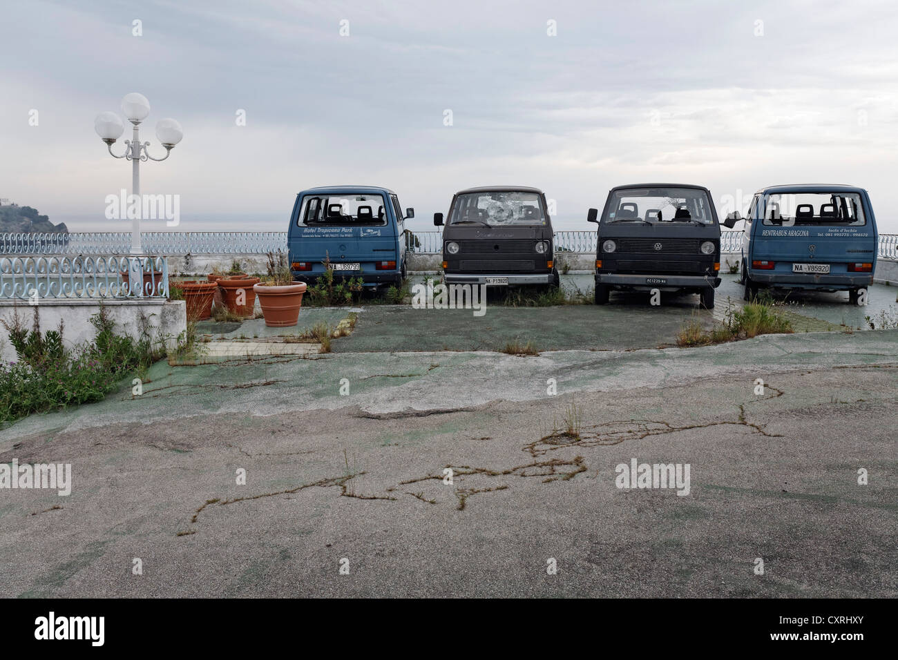 Parked minibuses hi-res stock photography and images - Alamy