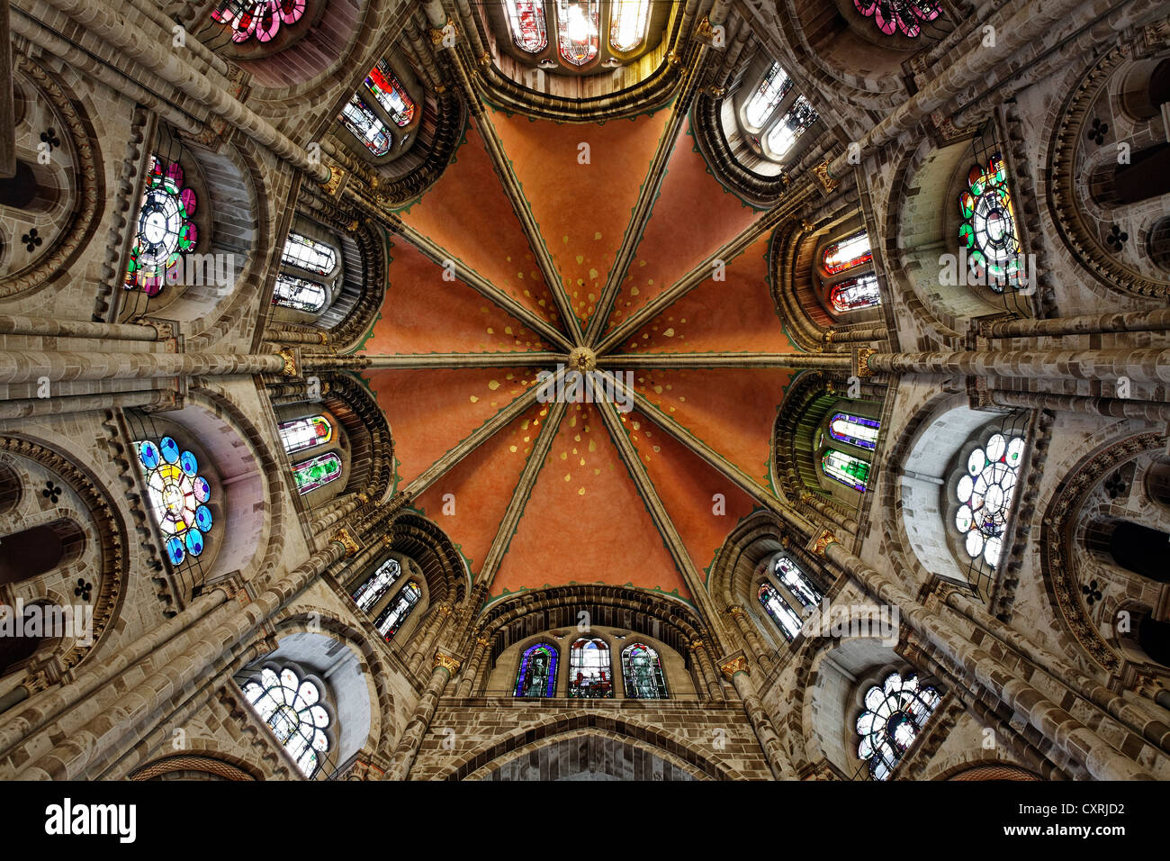 Dome of St. Gereon, a Romanesque church, Cologne, North Rhine ...