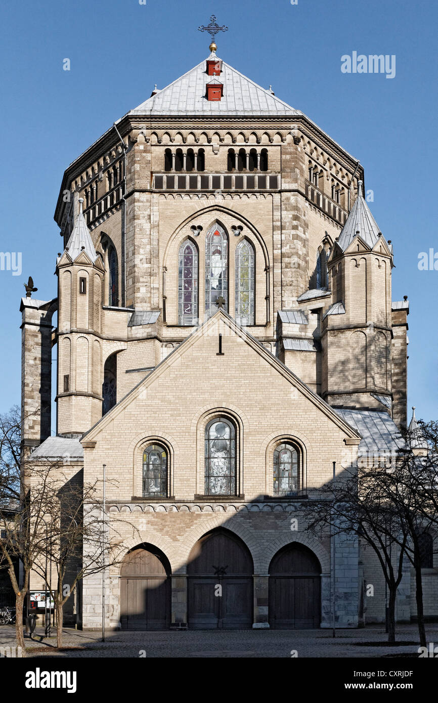 Dome of St. Gereon, a Romanesque church, Cologne, North Rhine ...