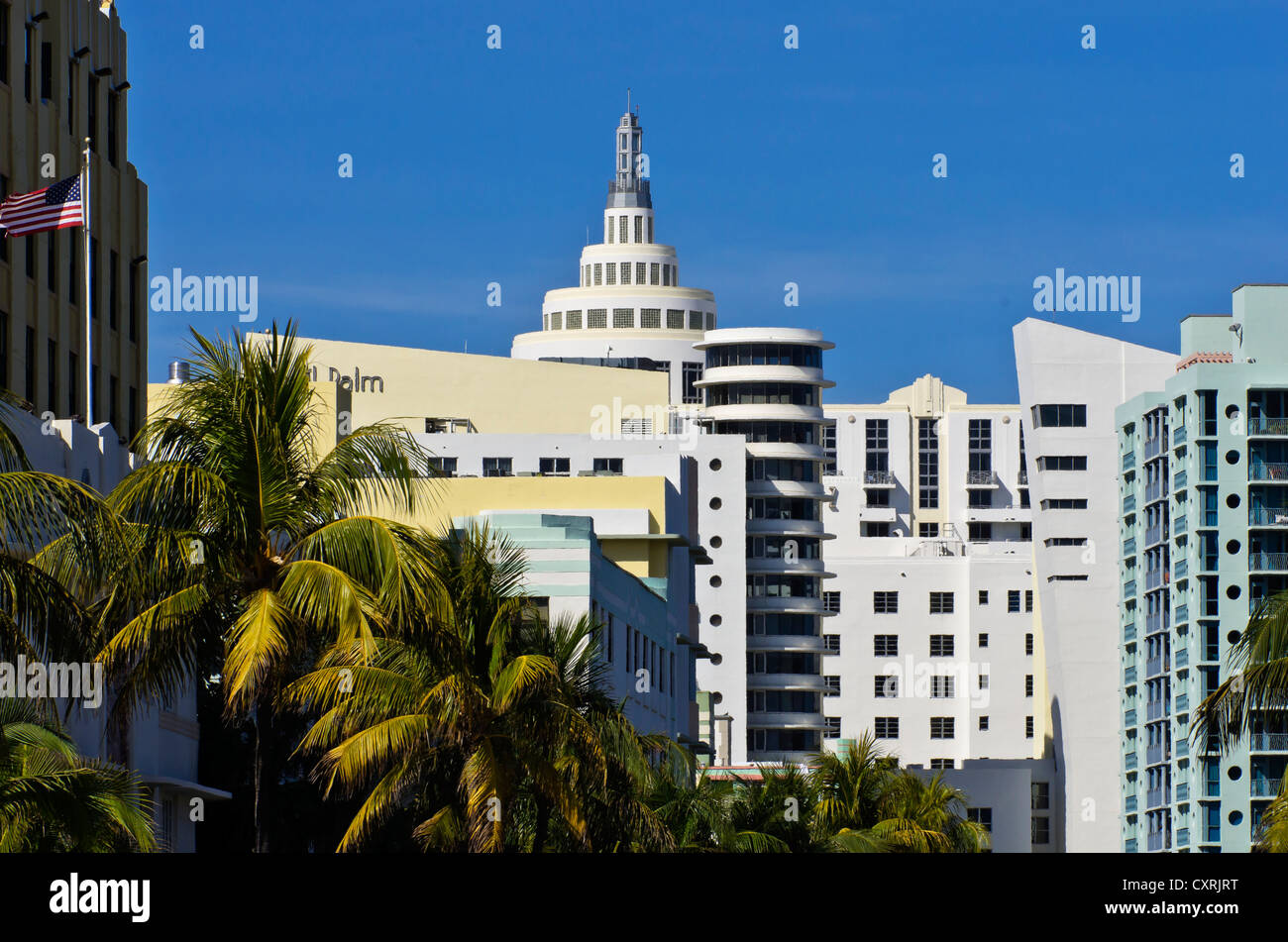 Complex buildings on collins avenue hi-res stock photography and images ...