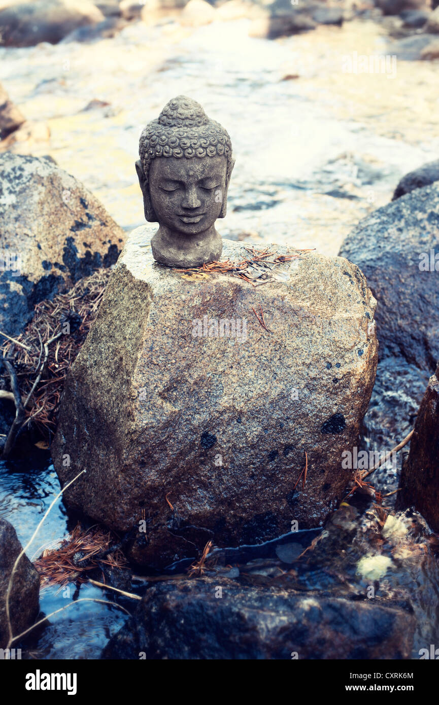 Buddha statue stones on hi-res stock photography and images - Alamy