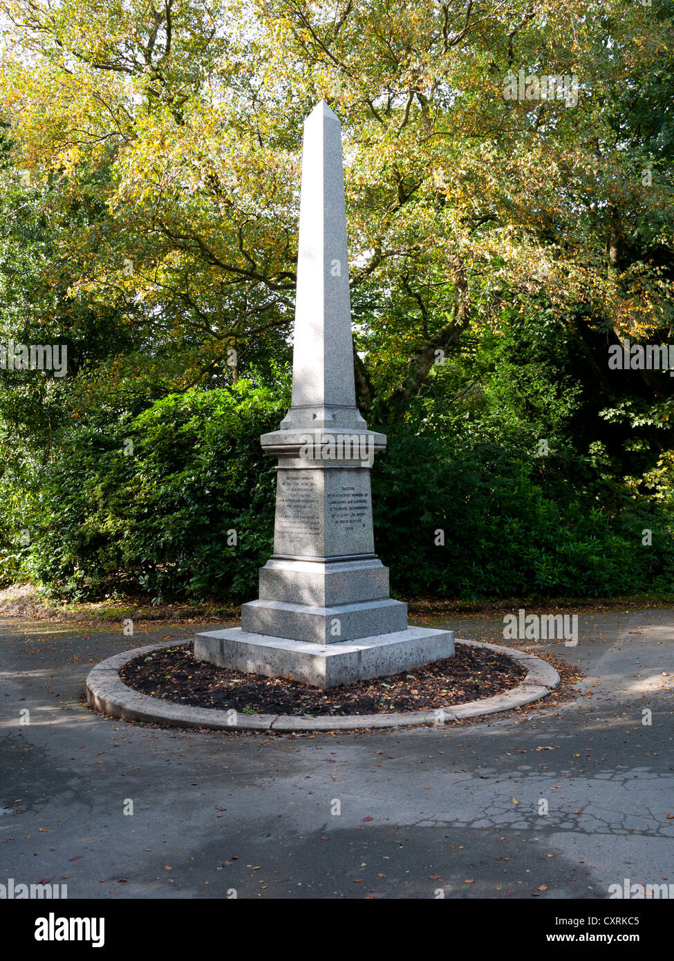 Monument to Joseph Rayner Stephens Social Reformer, Stamford Park ...