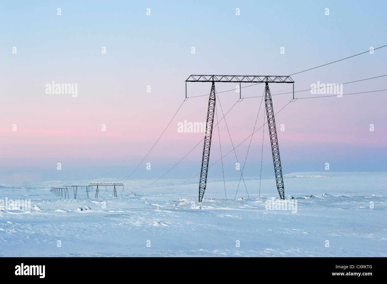 High voltage electric lines in hi-res stock photography and images - Alamy