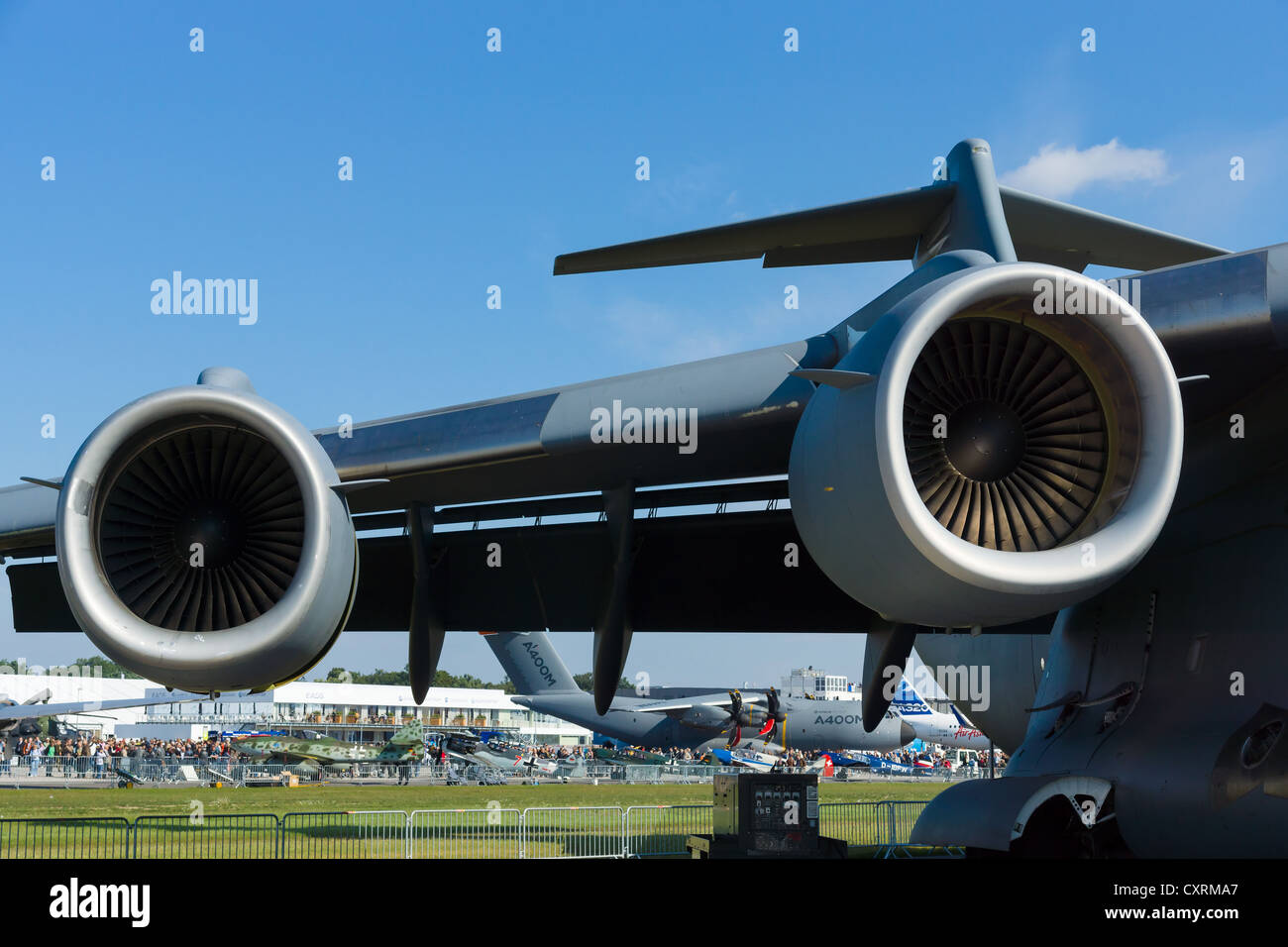 Engines Boeing C-17 Globemaster Stock Photo - Alamy