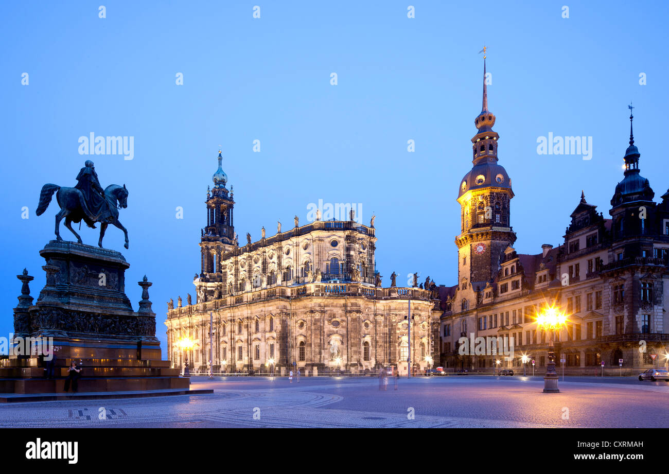 Catholic Church of the Royal Court of Saxony, cathedral, Royal Palace ...