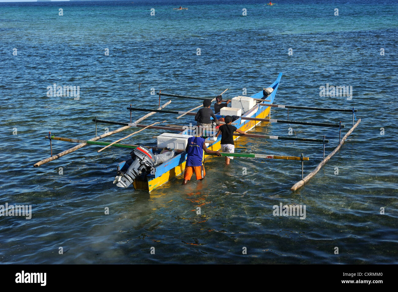 Papua new guinea outrigger hi-res stock photography and images - Alamy