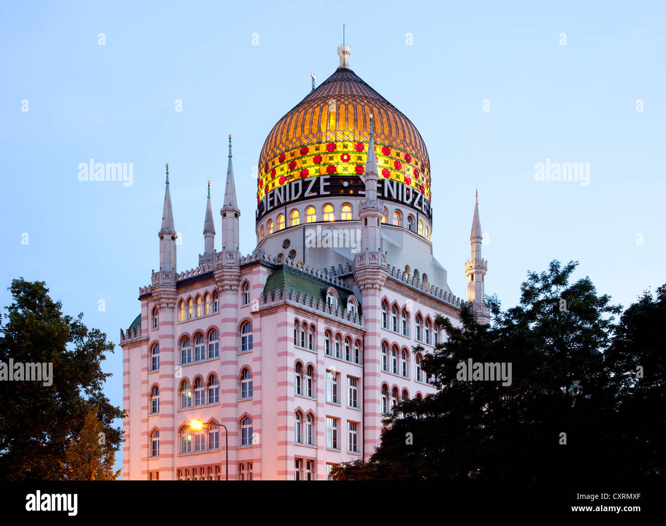 Yenidze building, a former cigarette factory building, built in the ...