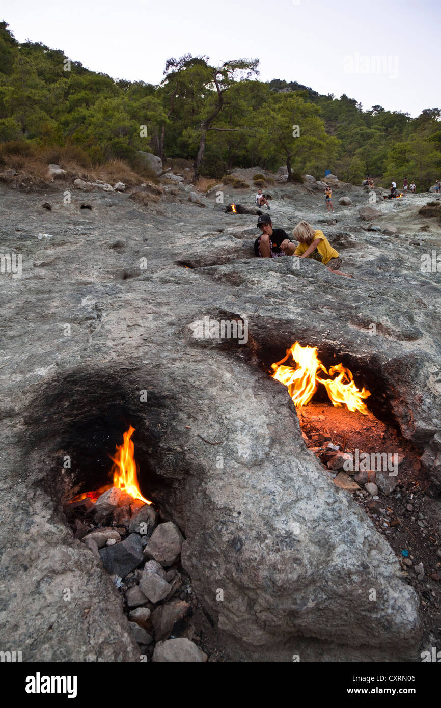 Fires of Chimera, eternal flames, Chimera, Chimaira, Olympos, Lycia ...