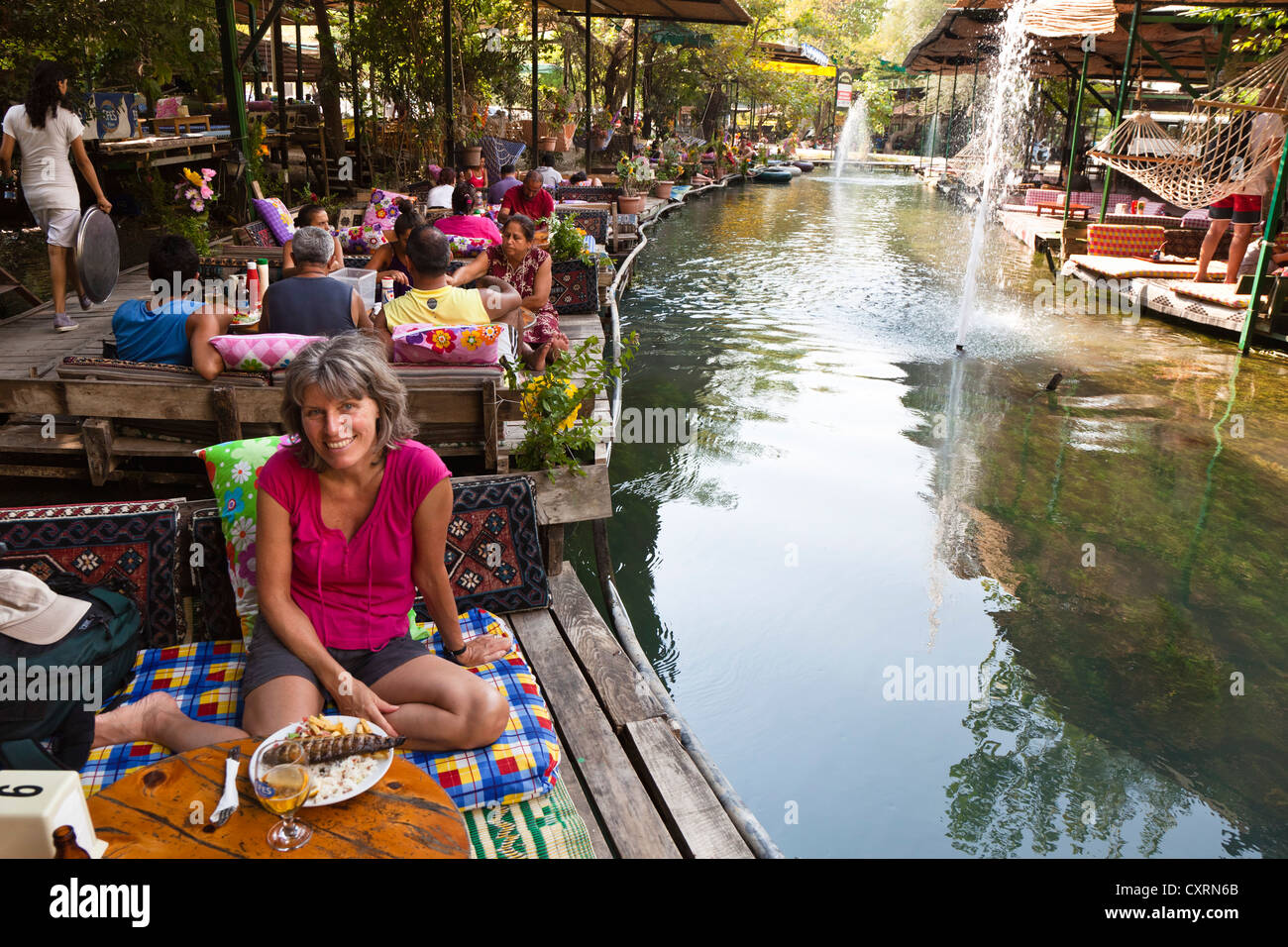 Restaurant at Saklikent Gorge near Tlos and Fethiye, Lycian coast ...