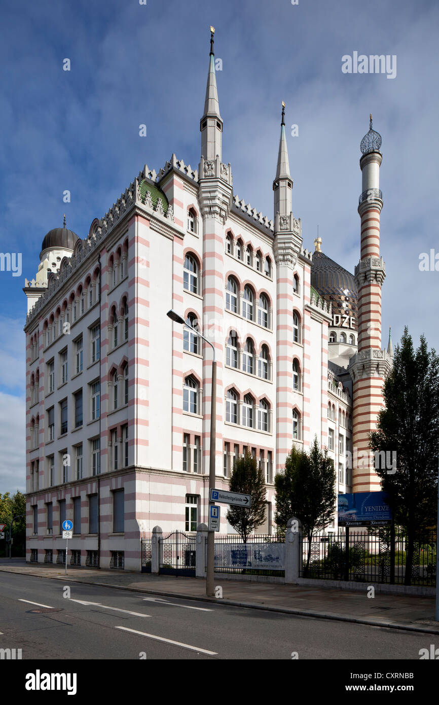 Yenidze tobacco factory, built in the style of an oriental mosque, now ...