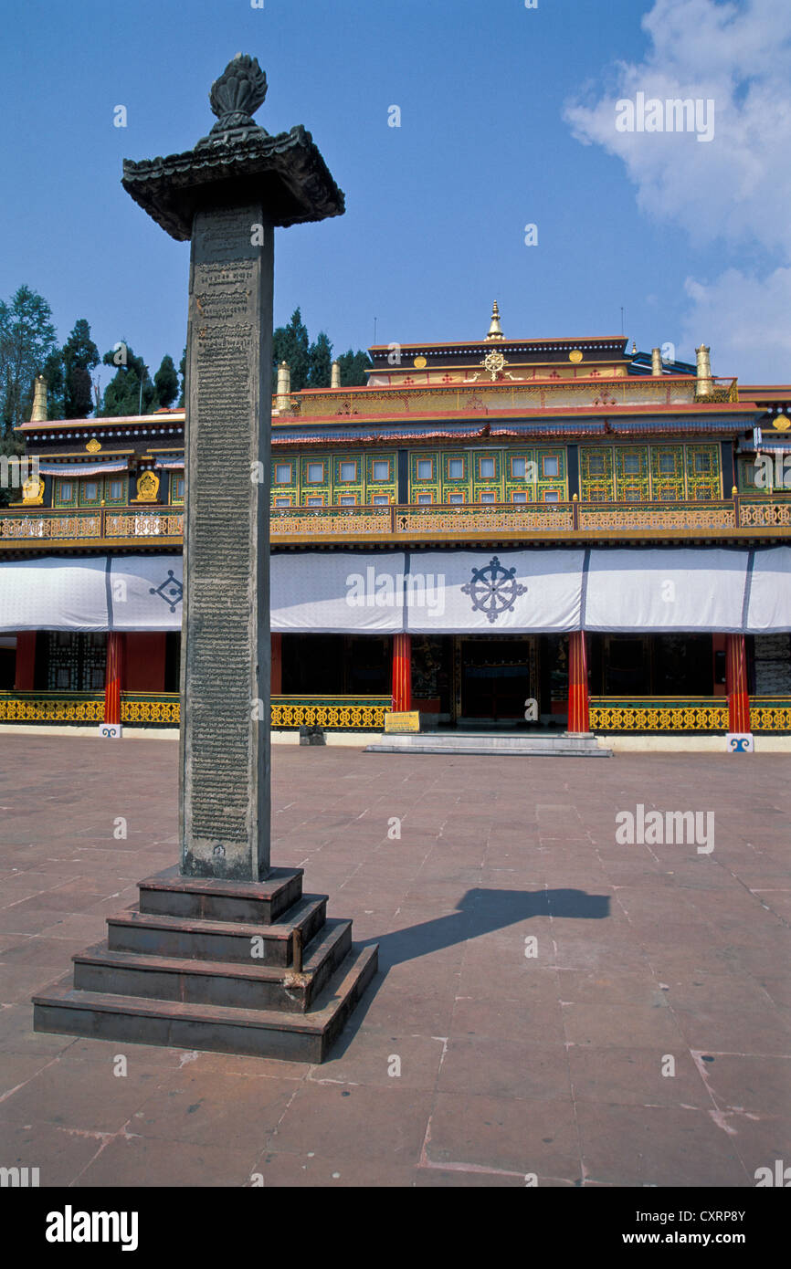 Rumtek Monastery or Dharma Chakra Centre, Tibetan Buddhism, Karma Kagyu ...