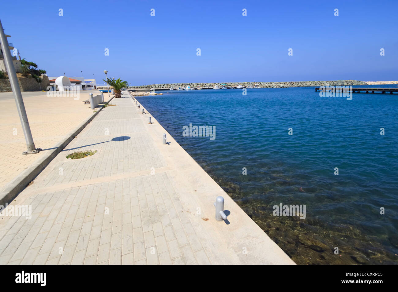 Kato Pyrgos marina, Paphos area, Cyprus Stock Photo - Alamy
