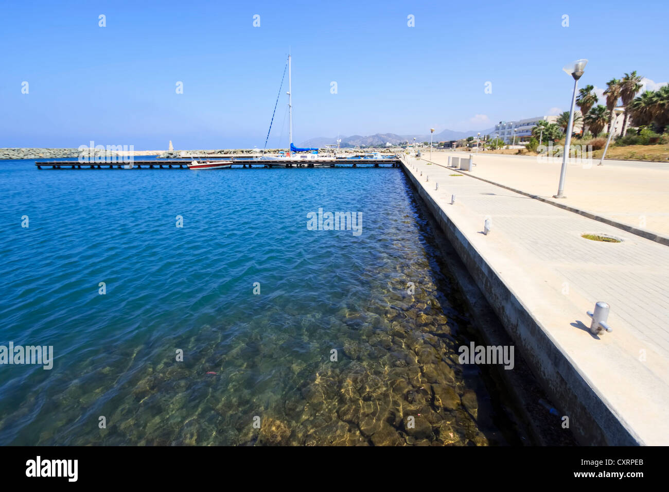 Kato Pyrgos marina, Paphos area, Cyprus Stock Photo - Alamy