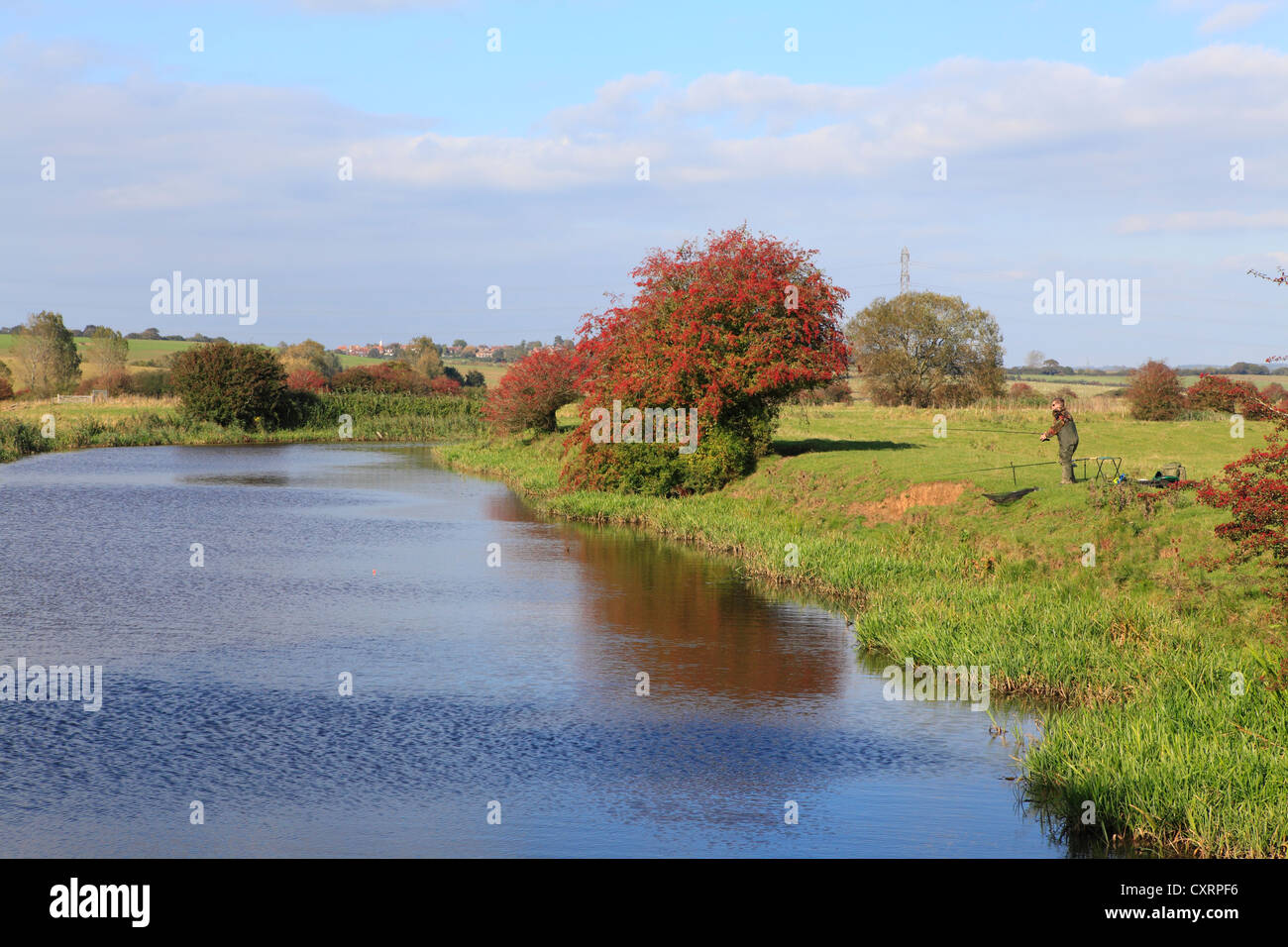 Autumn river scene East Sussex England UK GB Stock Photo - Alamy