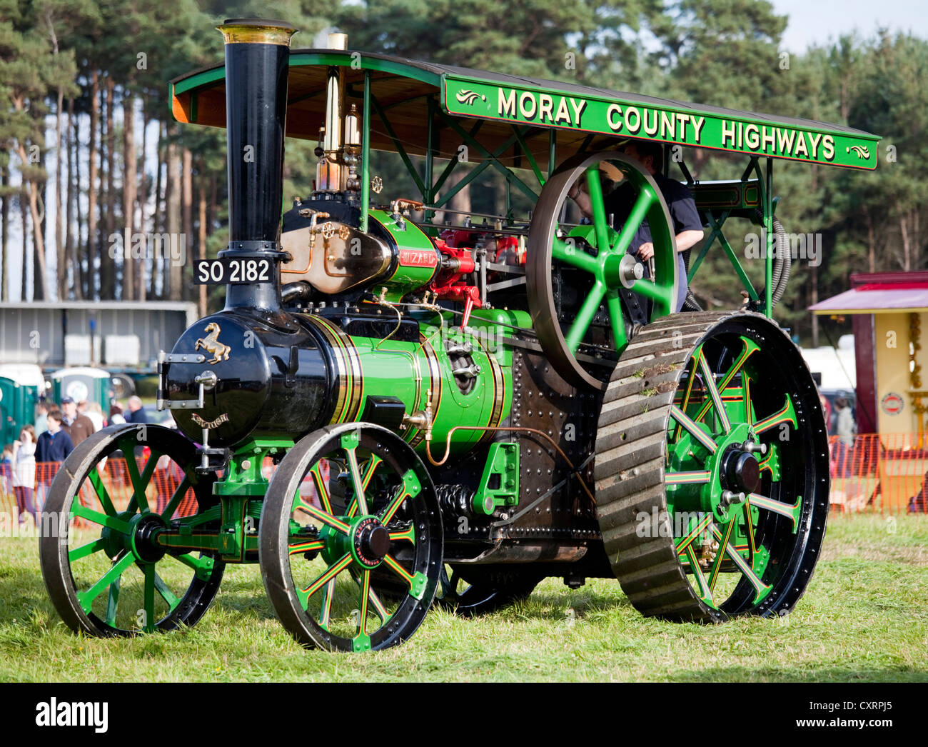 Vintage Steam Traction Engine Stock Photo - Alamy