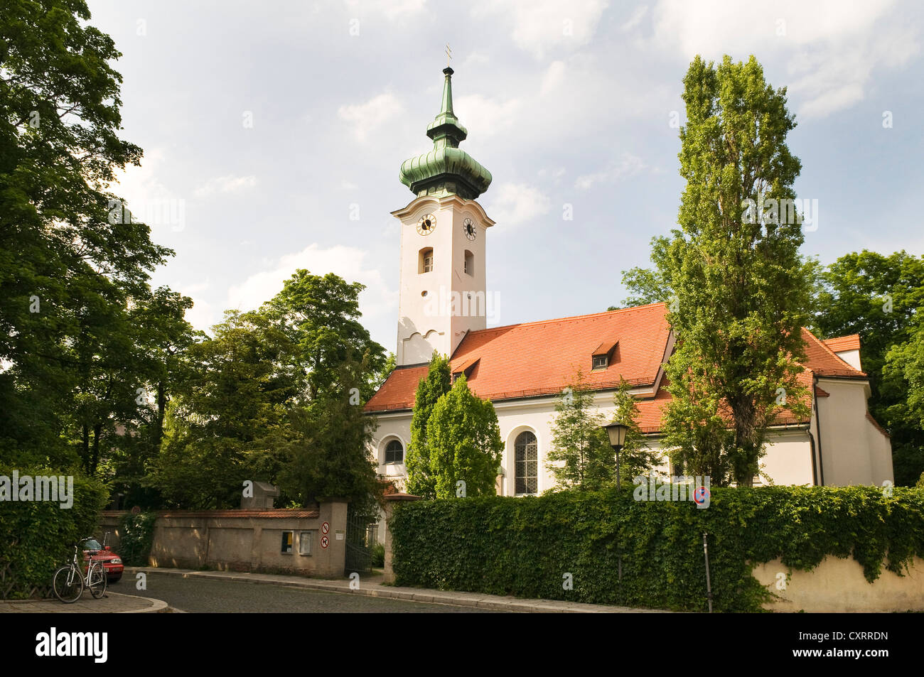 Church of St. Georg, the former village church of Bogenhausen, old ...