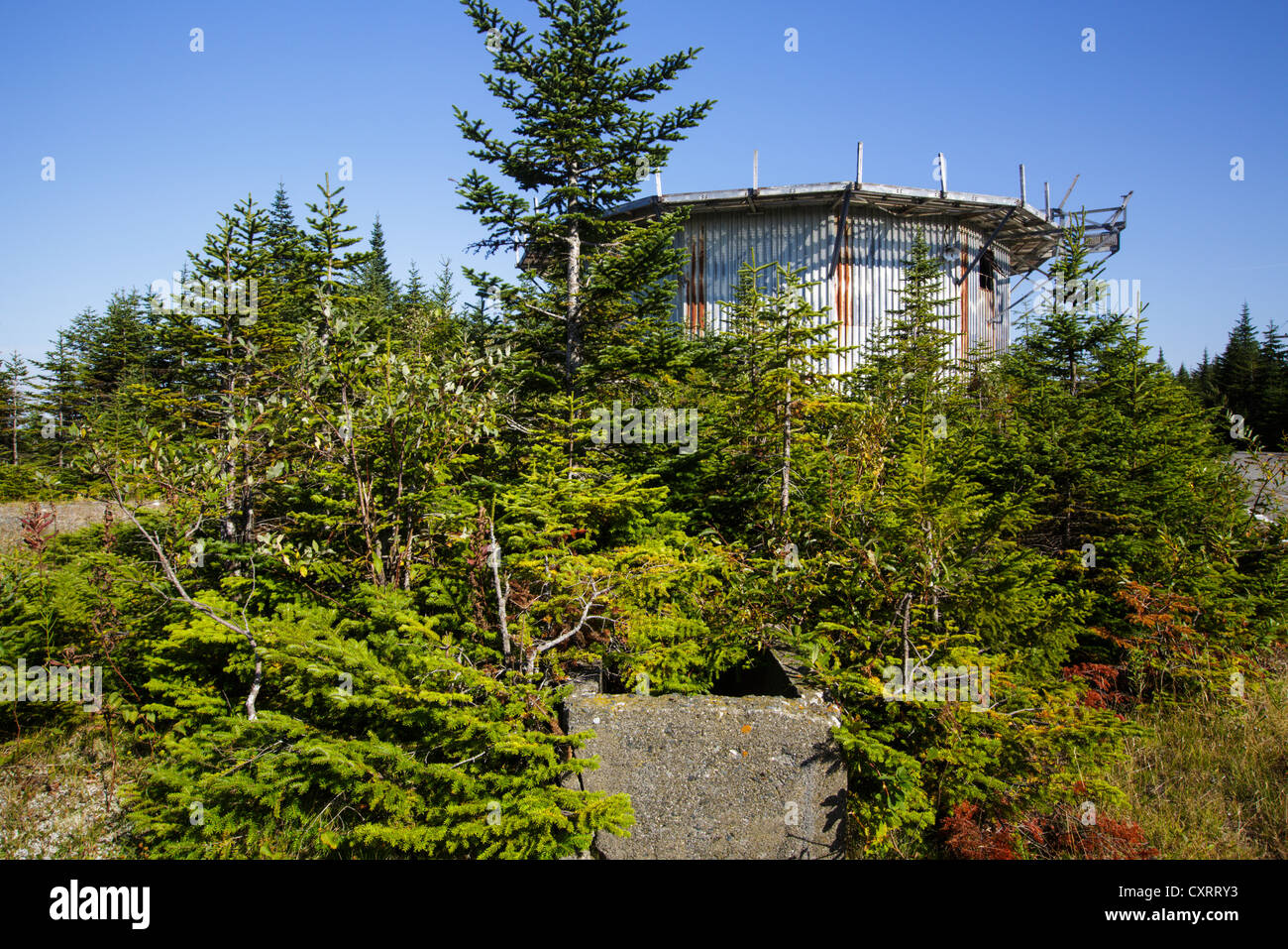 Lyndonville Air Force Station on East Mountain in East Haven, Vermont ...