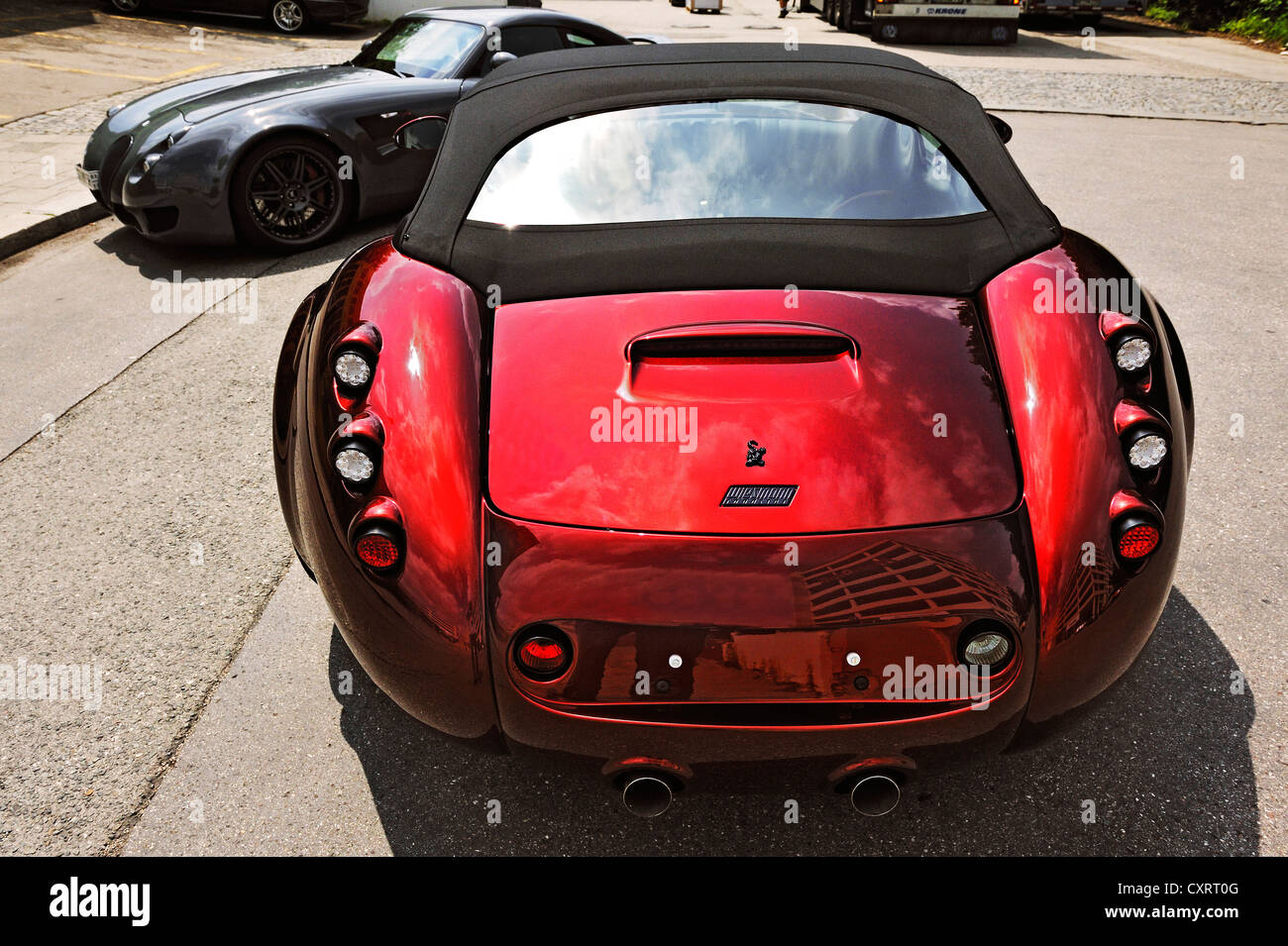 Wiesmann sports car, roadster, Munich, Bavaria, Germany, Europe Stock ...