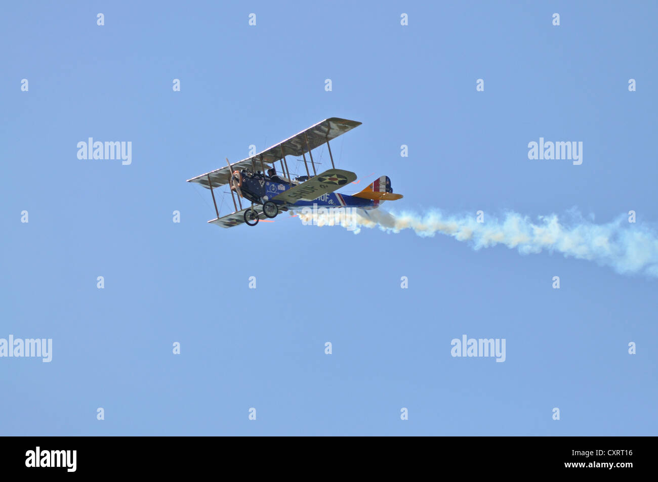 Replica biplane Curtiss JN-4 Jenny Stock Photo - Alamy