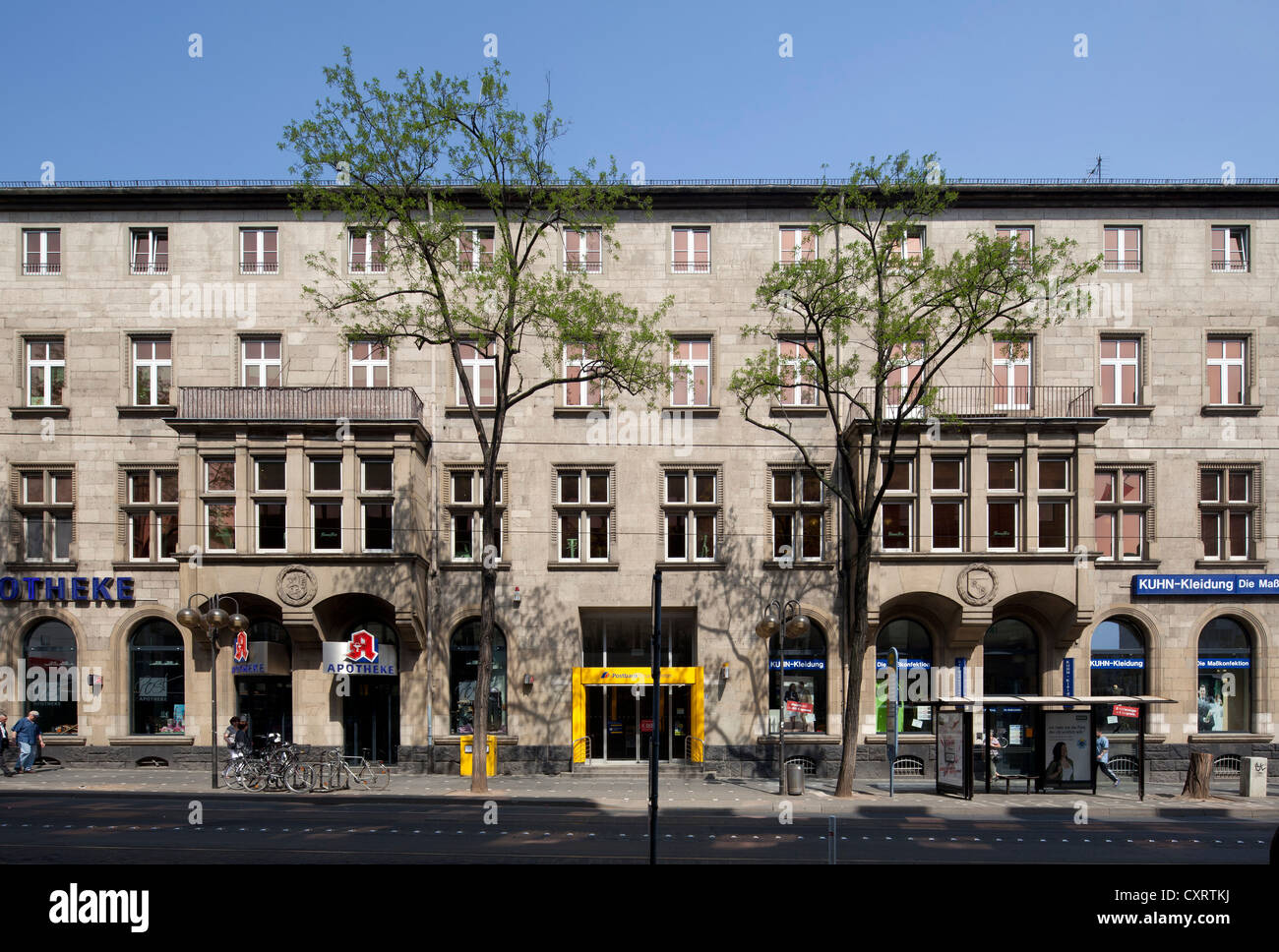 Former telegraph and post office building, Mainz, Rhineland-Palatinate ...