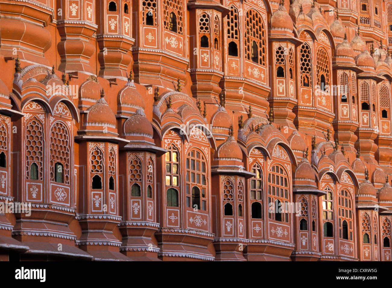 Palace of the Winds or Hawa Mahal, Jaipur, Rajasthan, India, Asia Stock ...