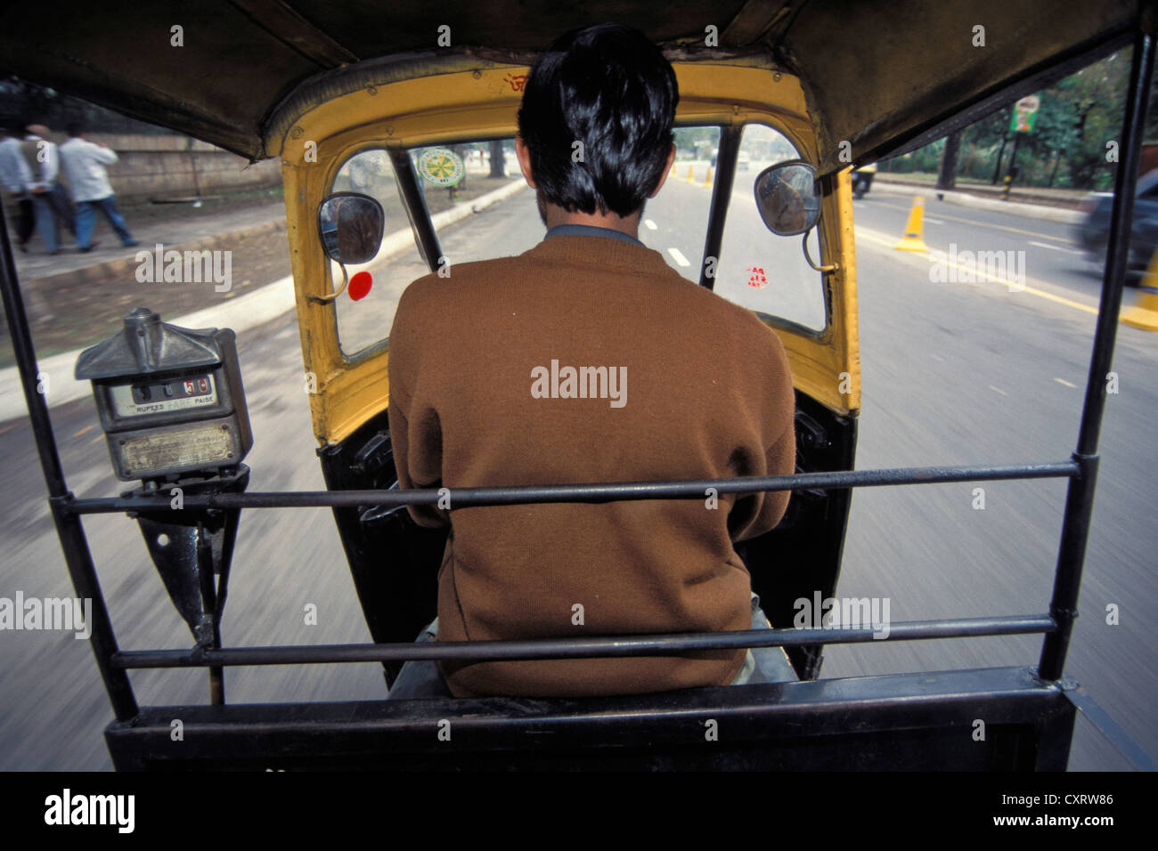 Rickshaw driver, Agra, Uttar Pradesh, northern India, India, Asia Stock ...