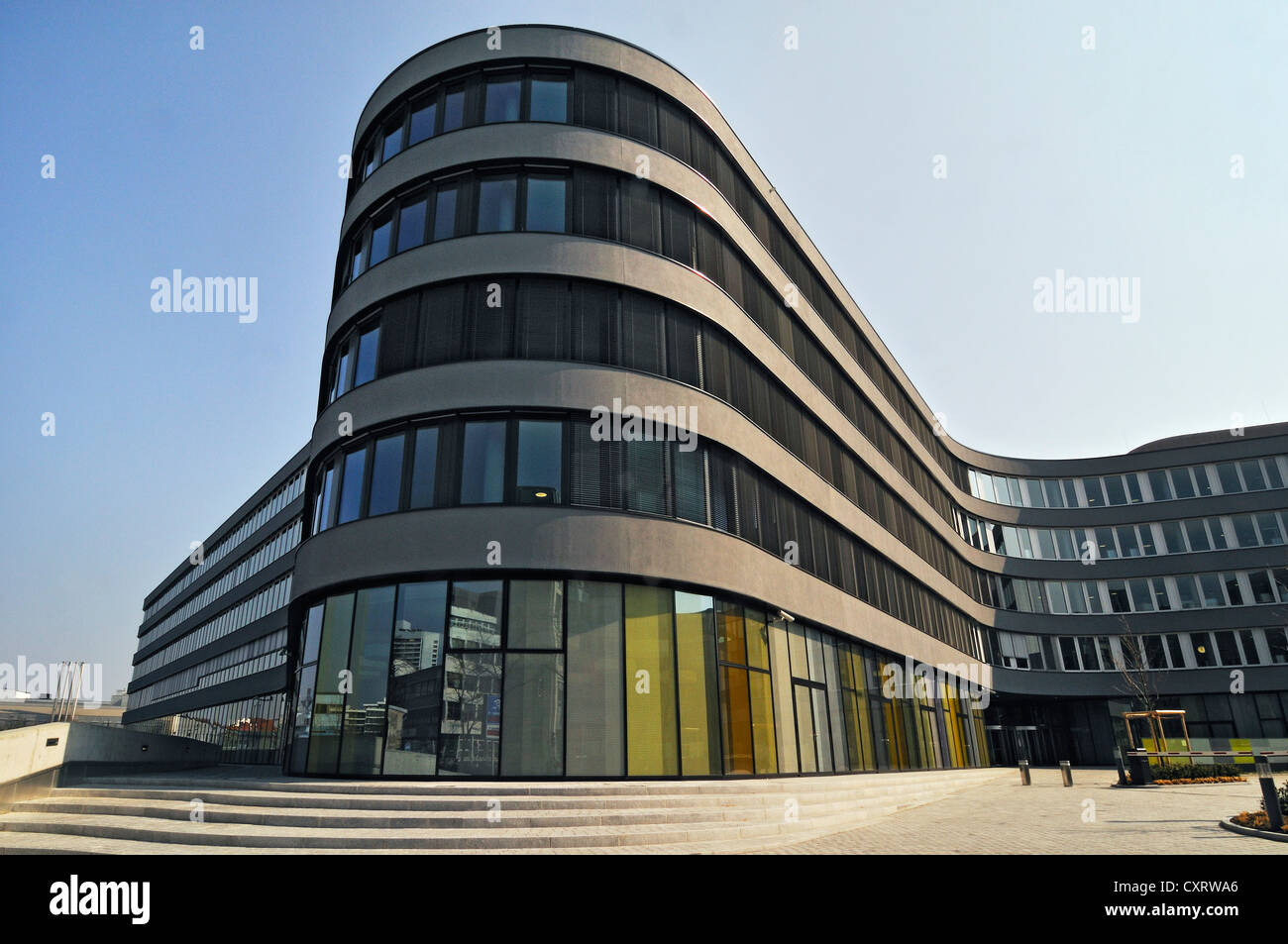 The new ADAC headquarters, German automobile club, Hansastrasse street ...