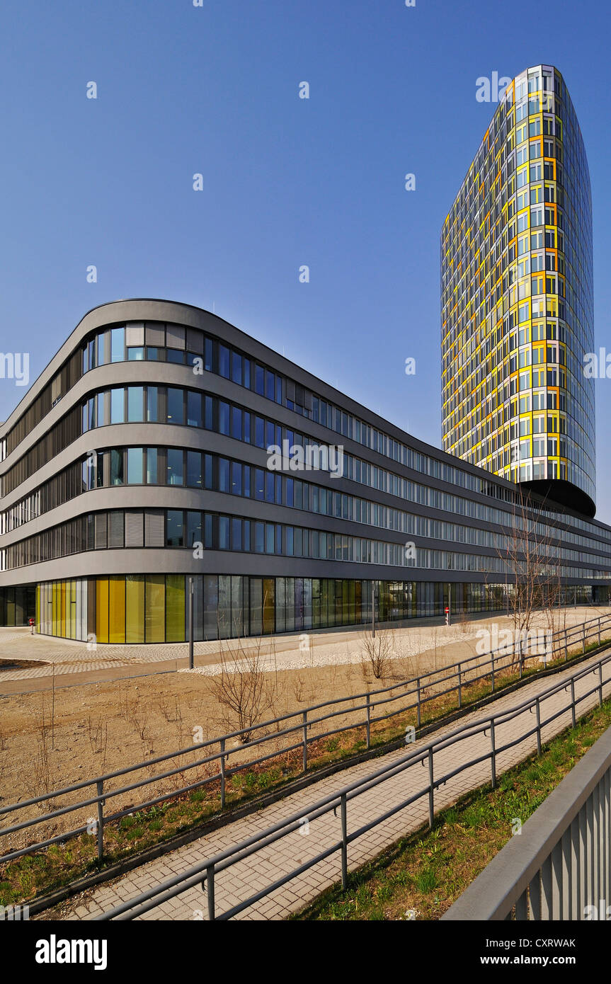 The new ADAC headquarters, German automobile club, Hansastrasse street ...