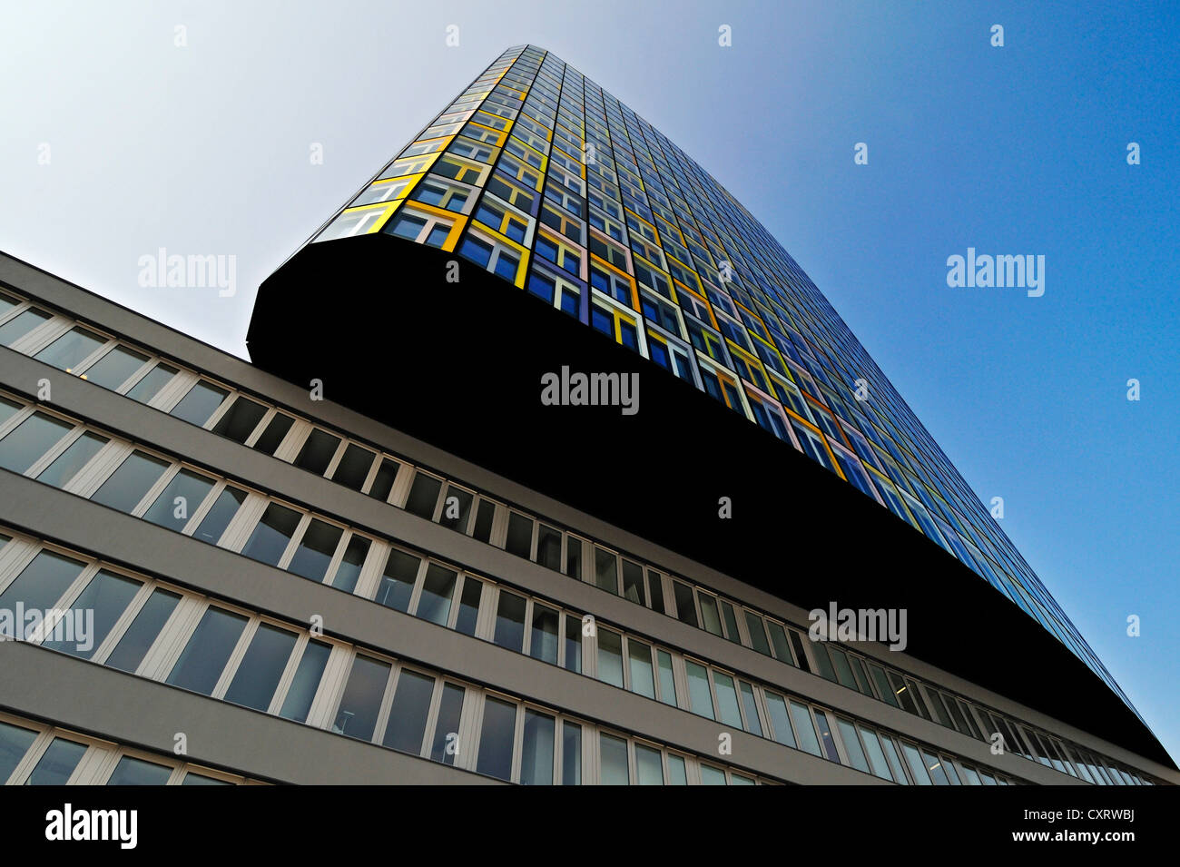 The new ADAC headquarters, German automobile club, Hansastrasse street ...