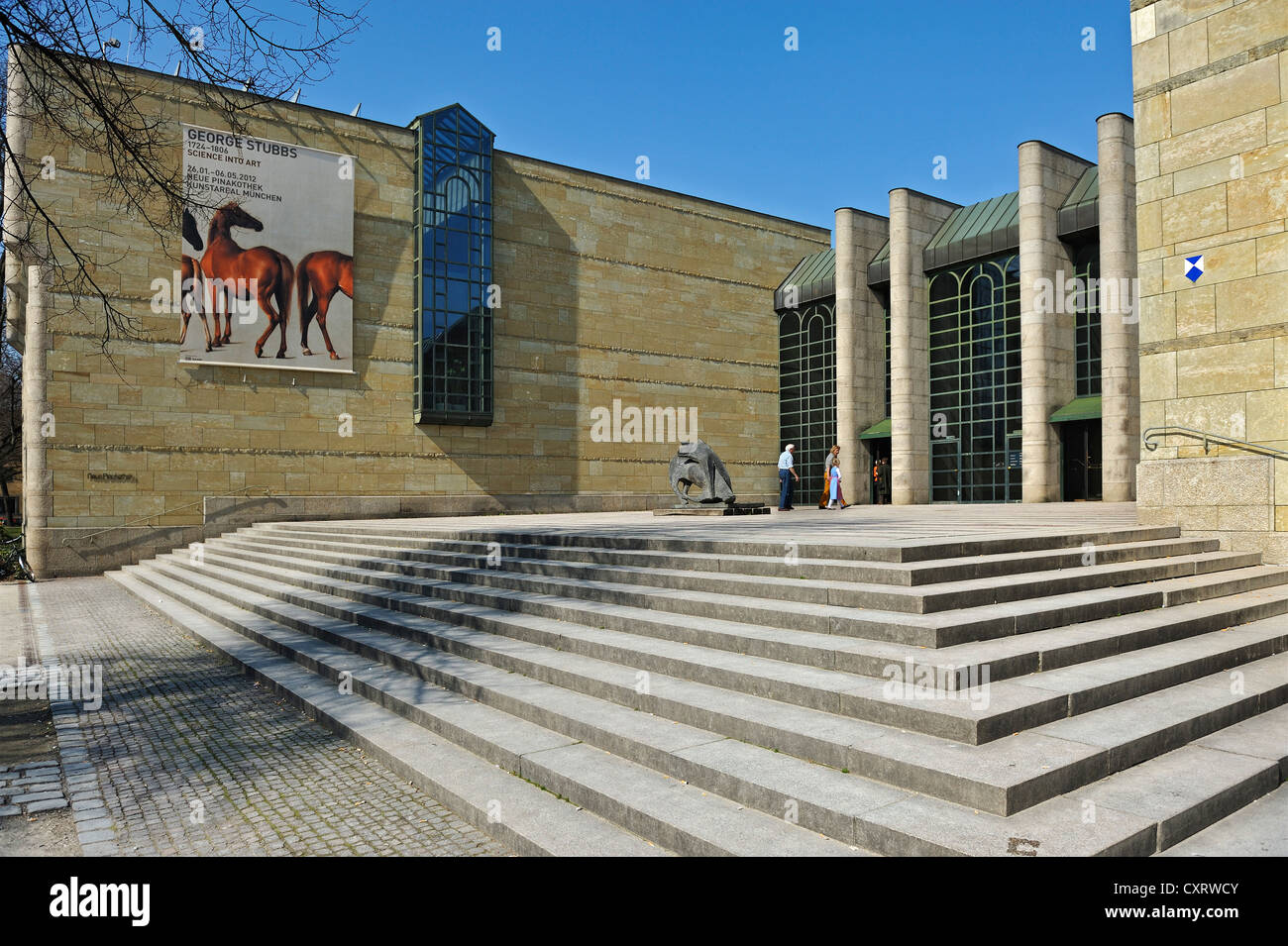 Neue Pinakothek art museum, Munich, Bavaria, Germany, Europe Stock ...