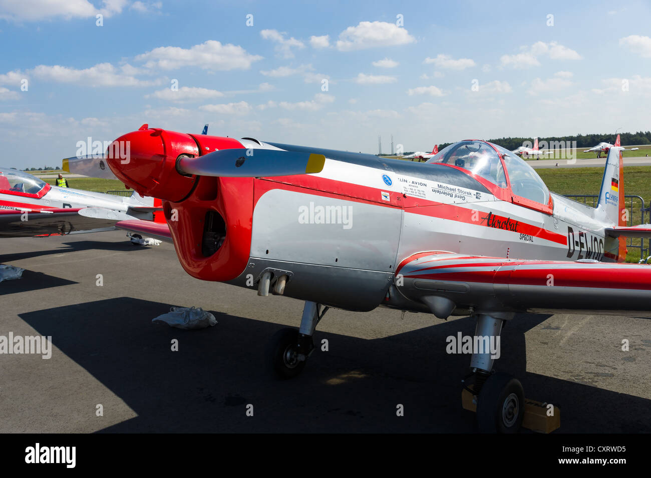 Training aircraft Zlin Z226 Trener Stock Photo - Alamy