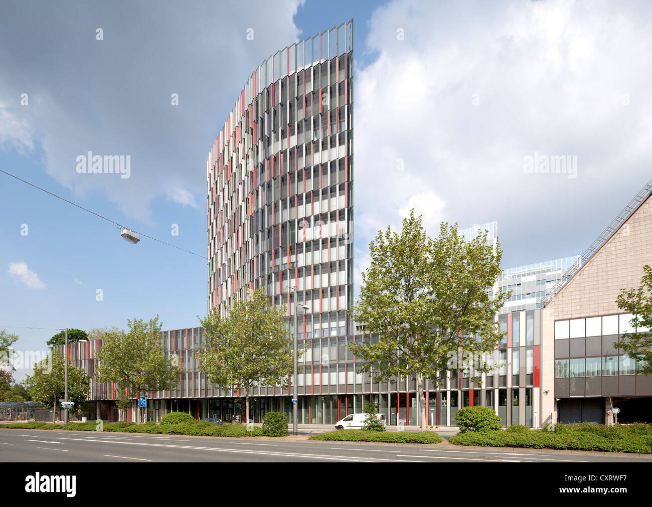 KfW Westarkade office building, Frankfurt am Main, Hesse, Germany ...