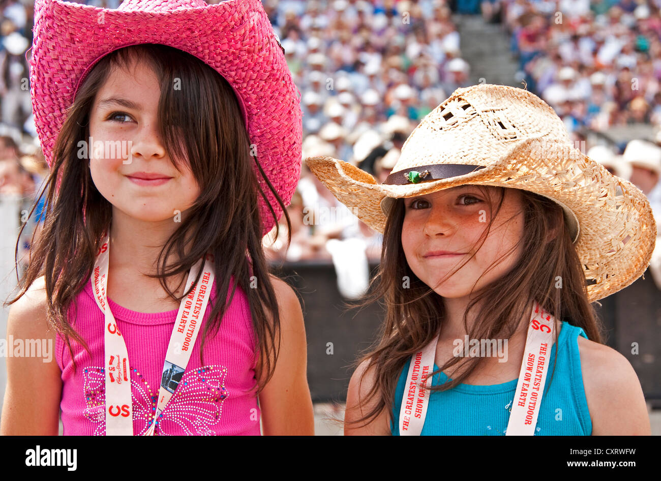 Calgary stampede cowboy cowgirl hi-res stock photography and images - Alamy