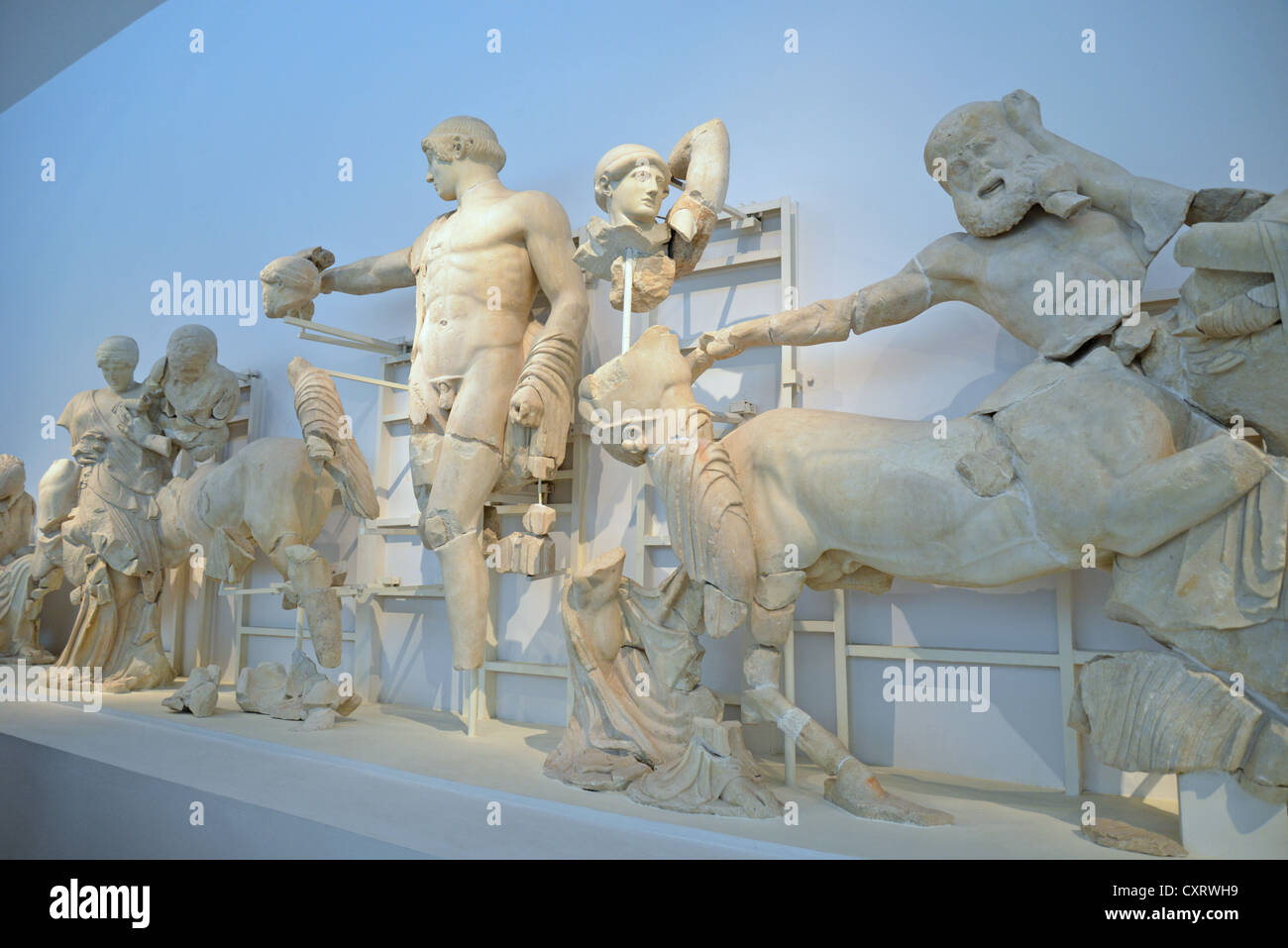 Pediment from temple of zeus hi-res stock photography and images - Alamy