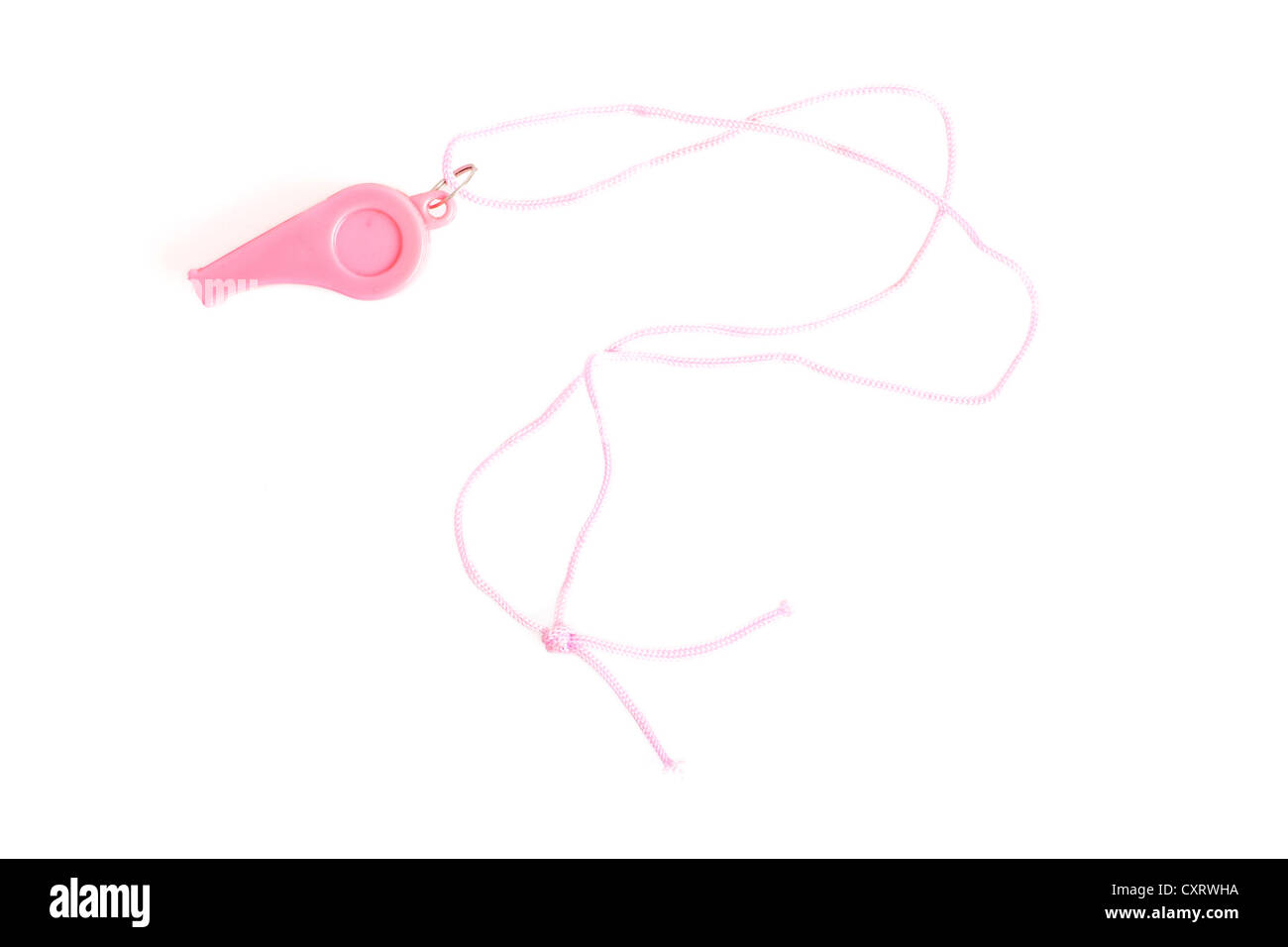 Close up referee blowing whistle hi-res stock photography and images ...