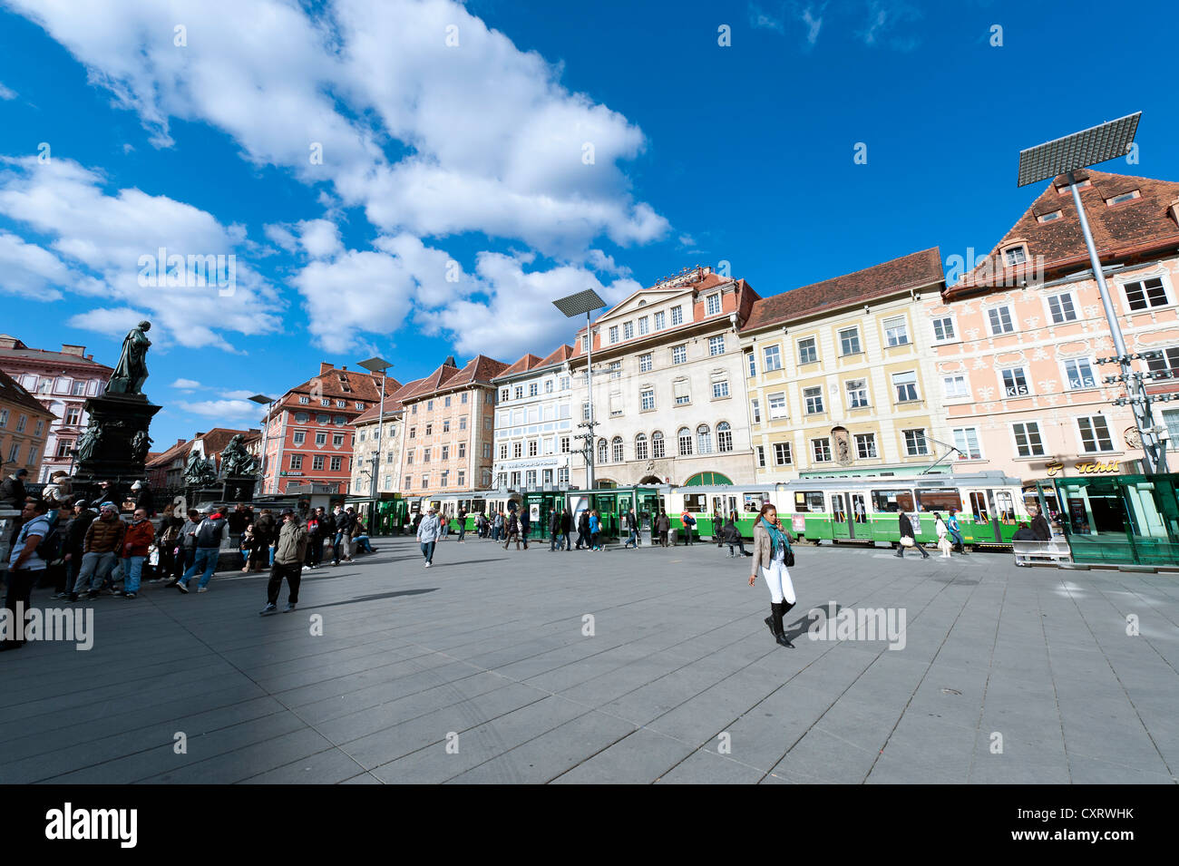 Historic square hauptplatz hi-res stock photography and images - Alamy
