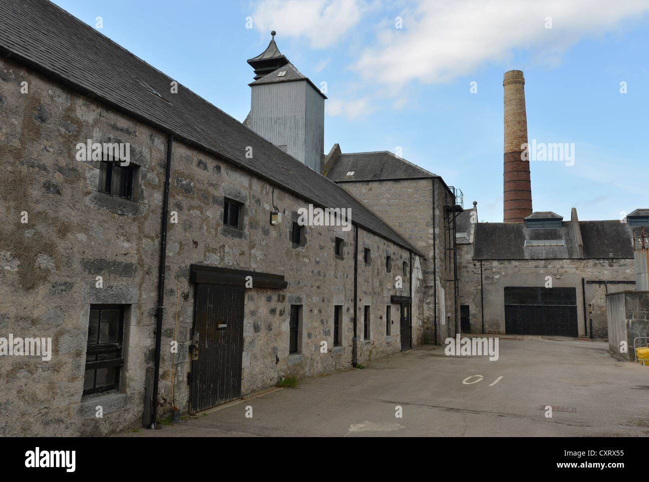 The disused Clynelish distillery in Brora, Sutherland, Scotland, United ...