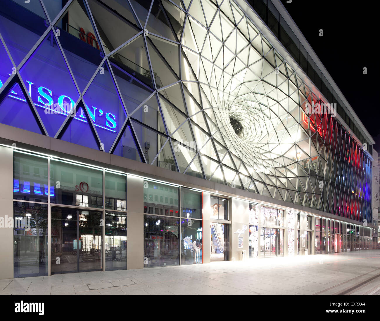 MyZeil shopping center, Palais Quartier district, Frankfurt am Main ...