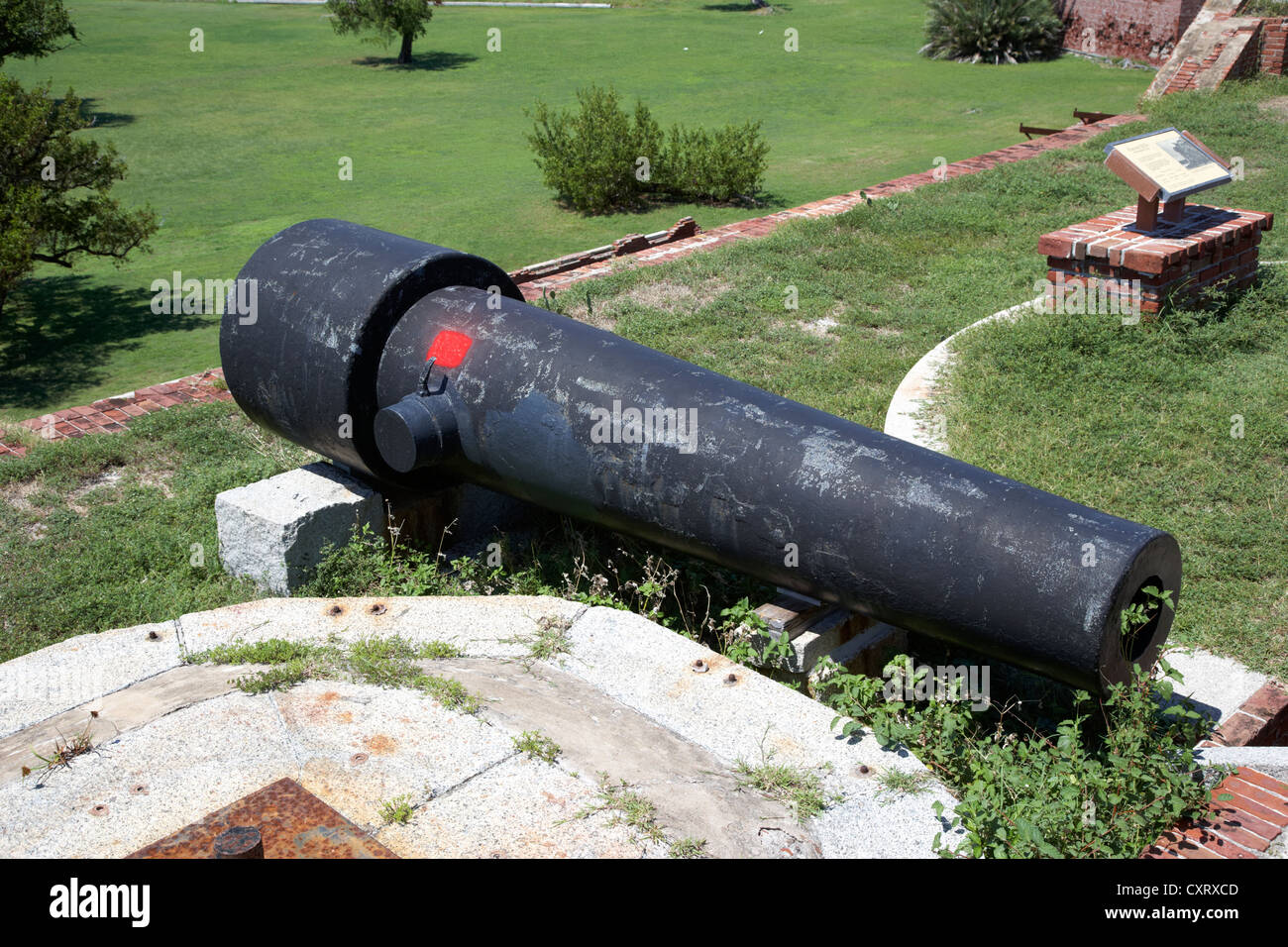 parrott gun rifle american civil war artillery fort jefferson dry ...