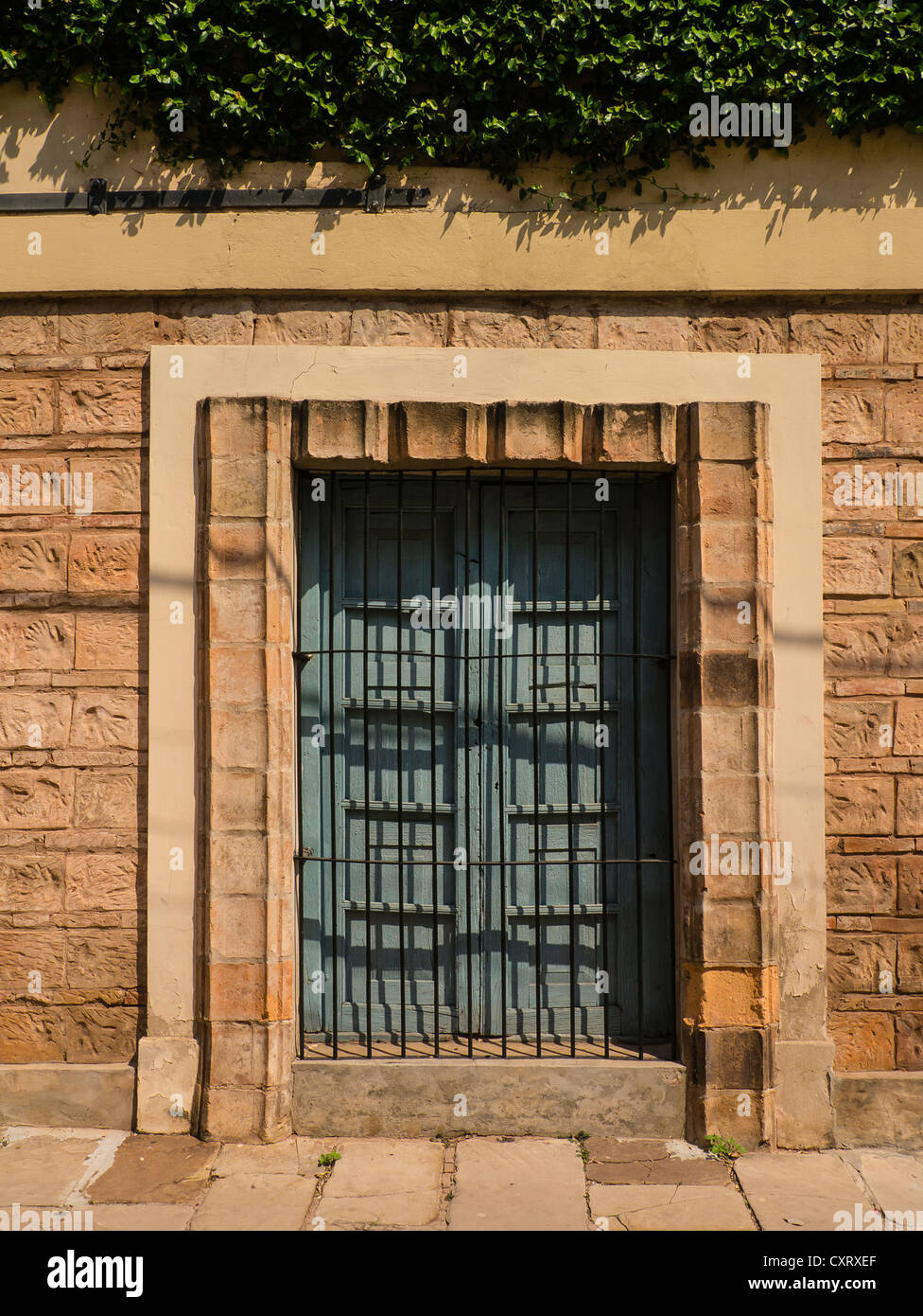 A handmade brick wall with hand print impressions embedded in each ...