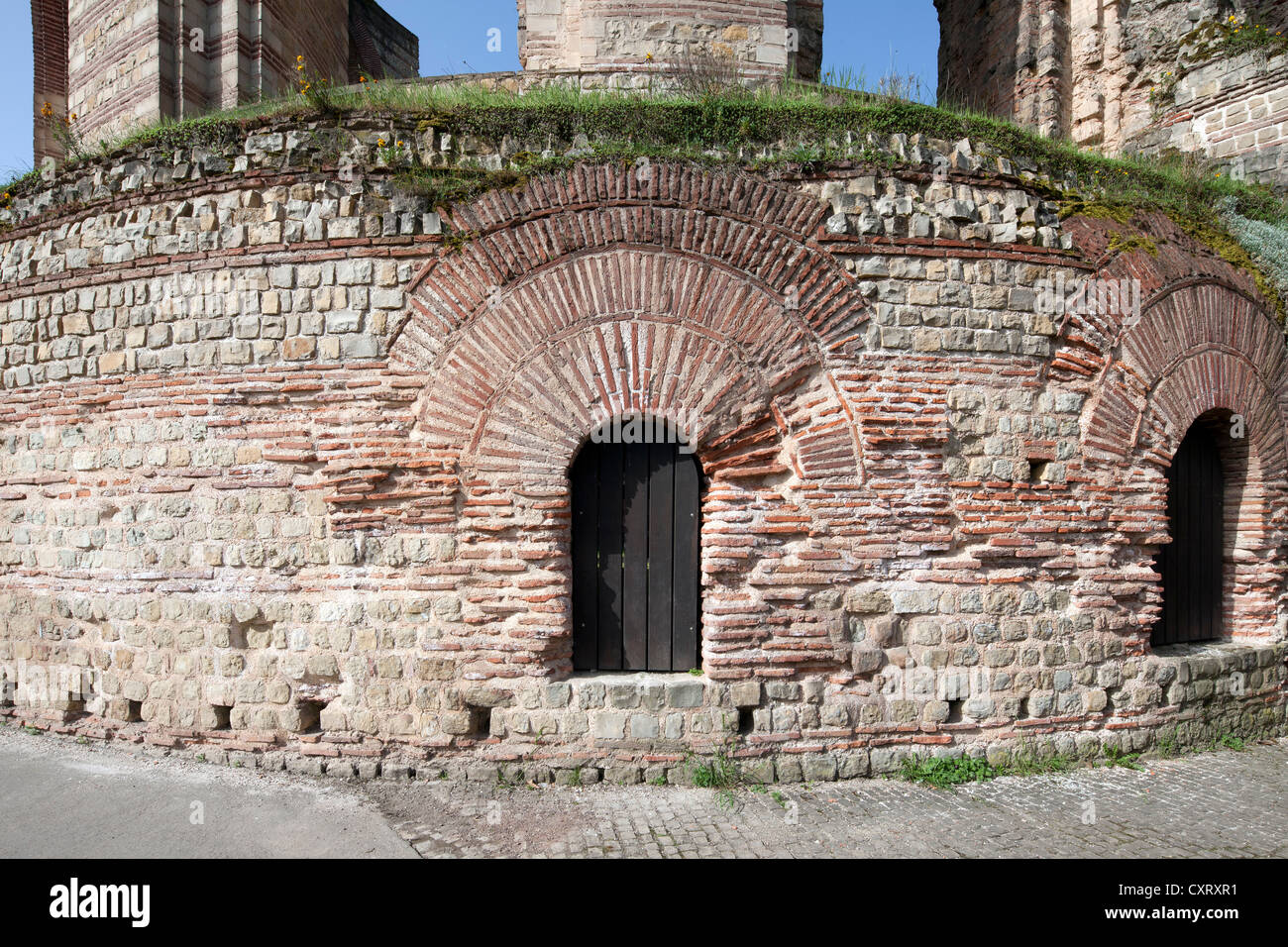 Roman Imperial Baths, UNESCO World Heritage Site, Trier, Rhineland ...