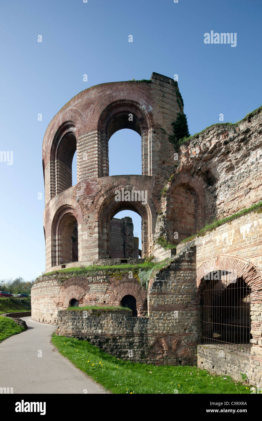 Roman Imperial Baths, UNESCO World Heritage Site, Trier, Rhineland ...
