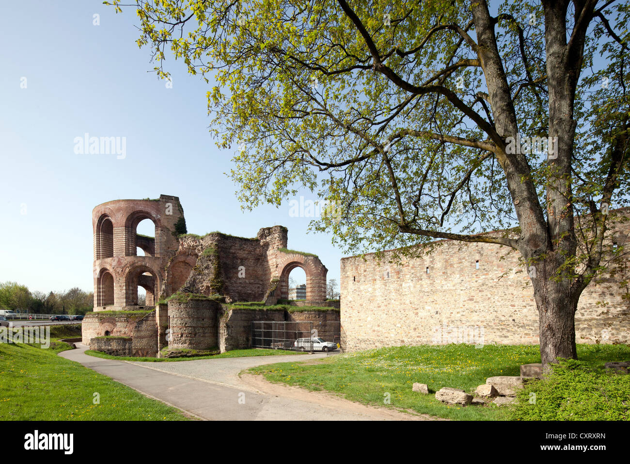 Roman Imperial Baths, UNESCO World Heritage Site, Trier, Rhineland ...